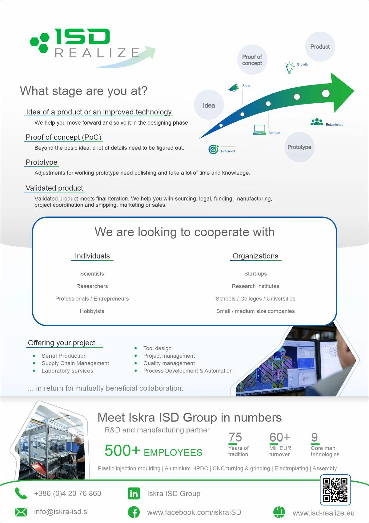 ISD Realize - Co-develop and manufacture your idea